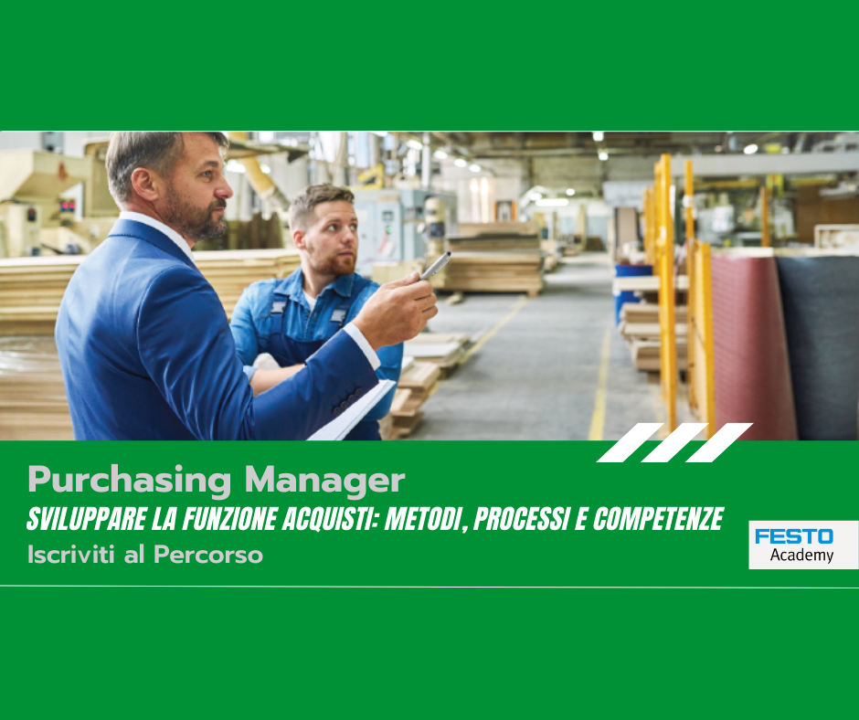 Percorso Procurement manager - Festo Academy